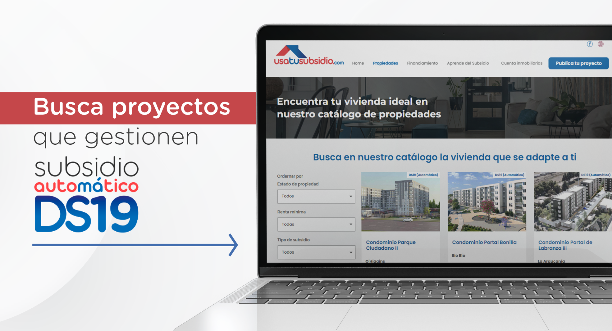 Cómo acceder a proyectos con subsidio DS19 • UsaTuSubsidio.com